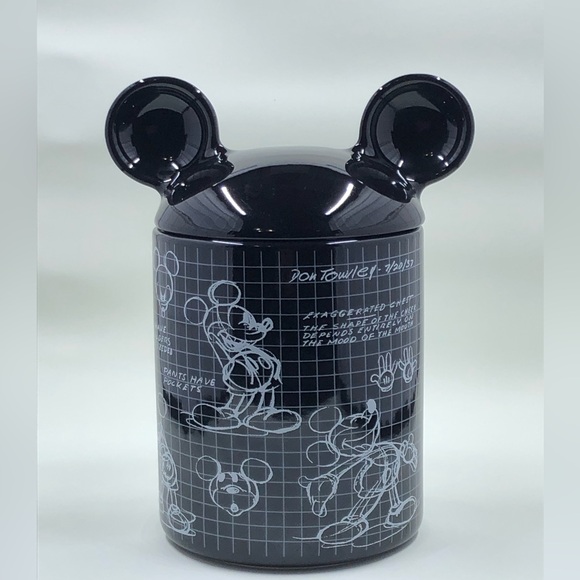 Disney | Bath | Disney Mickey Mouse Sketchbook Vanity Cotton Jar With ...
